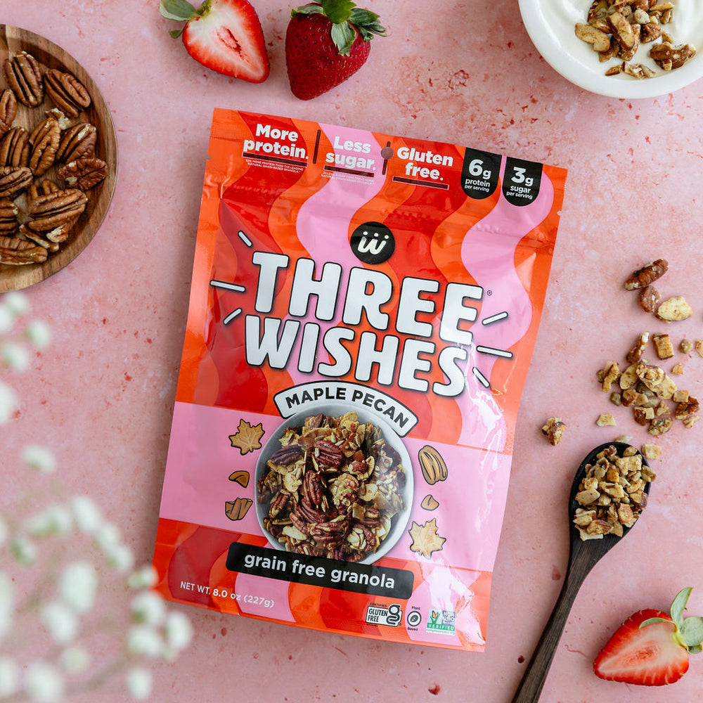 Maple Pecan Granola | Three Wishes Cereal